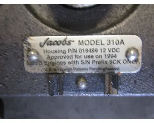 CAT 3176 Jake/Engine Brake OEM# 019499 in CRANDALL, TX #59719