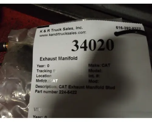 CAT Exhaust Manifold OEM# 224-5422 in Holland, MI #34020