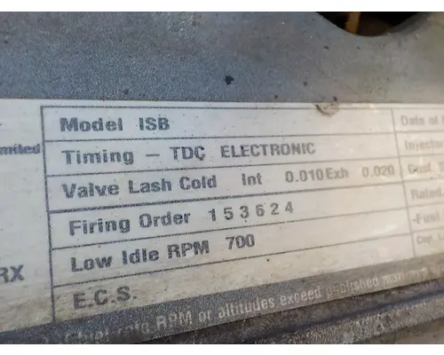 CUMMINS ISB Engine Assembly in Westland, MI #99271