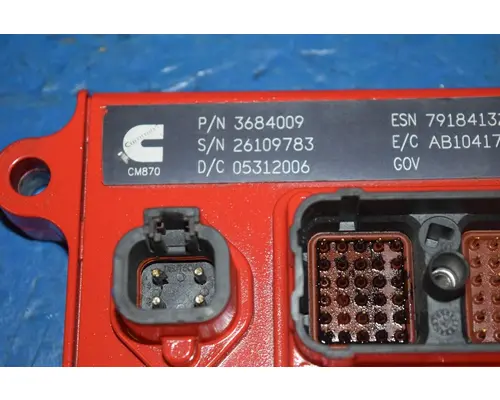 CUMMINS ISX ECM OEM# 3684009 in Rensselaer, IN #20081