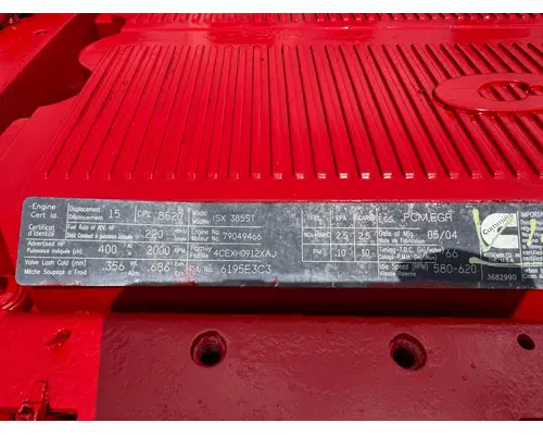 CUMMINS ISX Engine Assembly OEM# ISX EPA 04 CPL 8520 in HIALEAH, FL ...