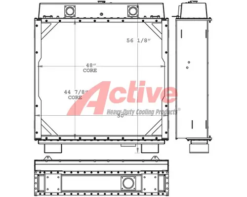 Caterpillar 3412D Radiator in PHILADELPHIA, PA #451035