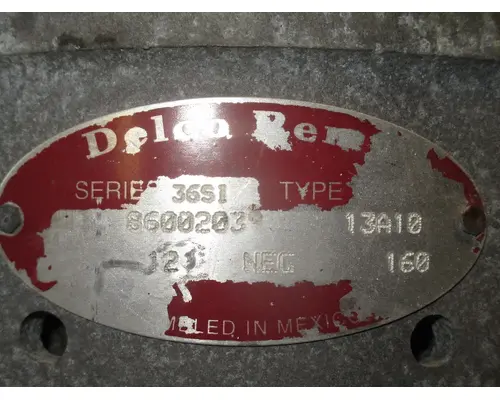 DELCO-REMY 36SI Alternator OEM# 8600203 in CRANDALL, TX #74218