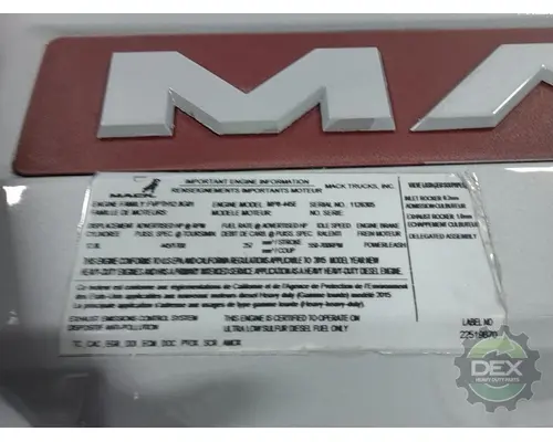 DEX Engines Engine Assembly OEM# 22573575 in Advance, NC $24,150.00 # ...