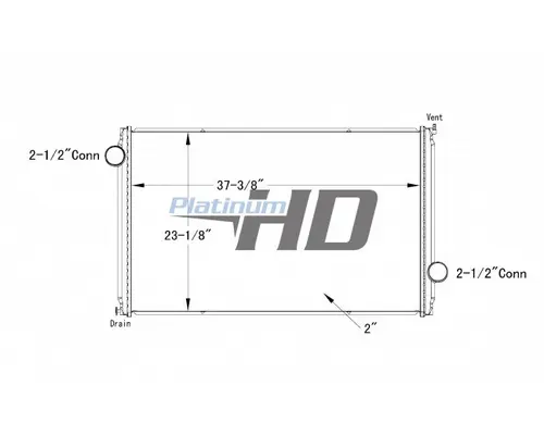 FORD L9000 RADIATOR ASSEMBLY OEM# 1003300, 1003413, 1003544, 103 in ...