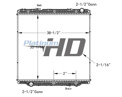FREIGHTLINER Cascadia Radiator OEM# 2401771 in Dorr, MI $823.46 #800-31891