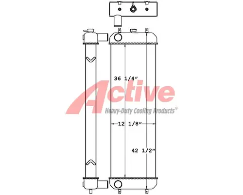Hitachi 200-3 Radiator in PHILADELPHIA, PA #451036