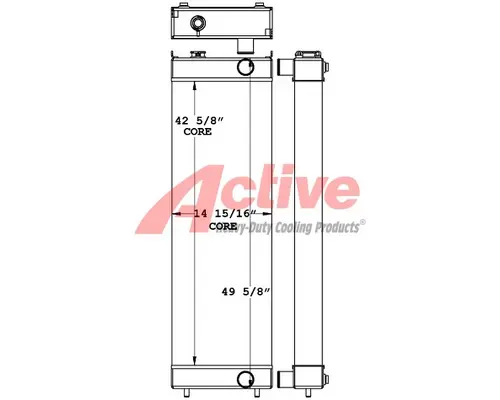 Hitachi ZX650 Radiator in PHILADELPHIA, PA #451072