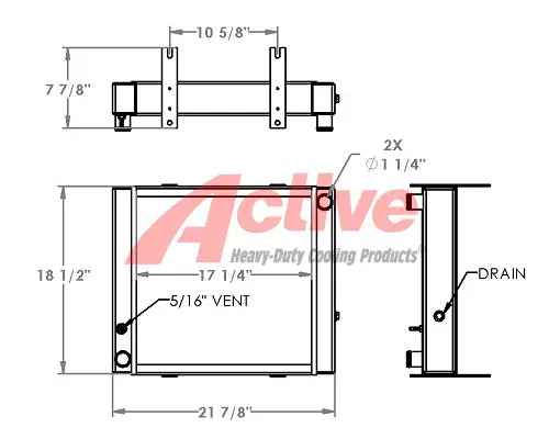 JCB 1400B Radiator OEM# 451363A in PHILADELPHIA, PA #451363