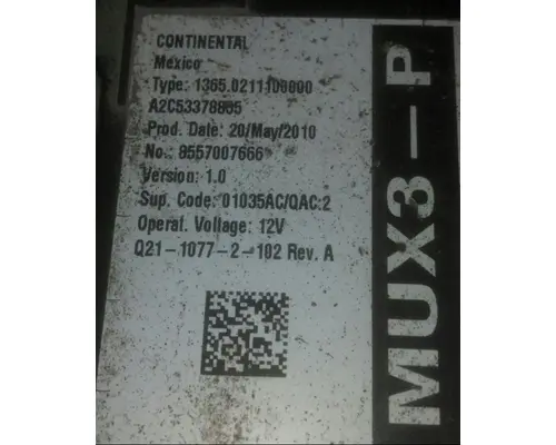 KENWORTH W900 ECM (CHASSIS/VEHICLE) OEM# Q21-1077-3-103, Q21-1077-2-102 ...