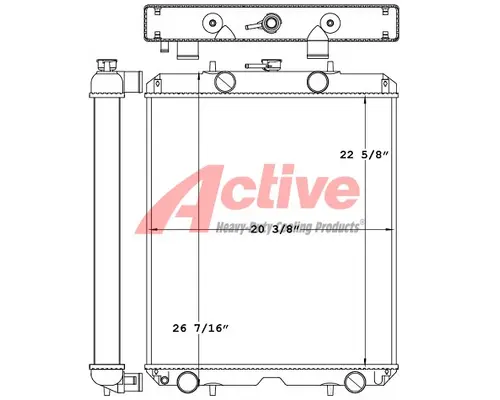 Kubota F11 Radiator OEM# Kubota F1 in PHILADELPHIA, PA #451038