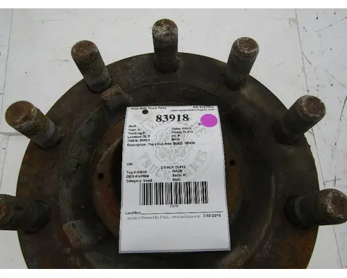 MACK CL613 Hub wheel OEM# HF606 in OWENSBORO, KY $100.00 #83918