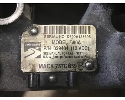 MACK E7 ETEC 400 HP AND ABOVE ENGINE BRAKE OEM# 029404 in Easton, MD # ...