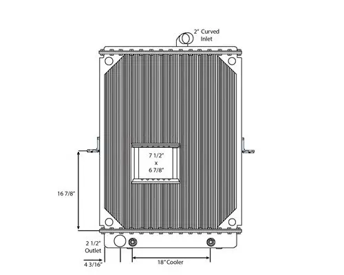 MACK MR688 RADIATOR ASSEMBLY OEM# 1003339, 1003440, 1003552, 100 in ...