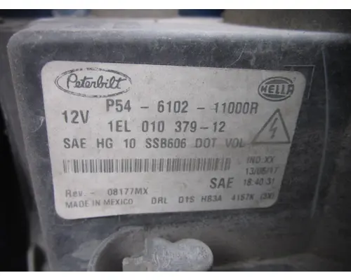 PETERBILT 579 HEADLAMP ASSEMBLY OEM# P54-6102-11000R in Easton, MD $400 ...
