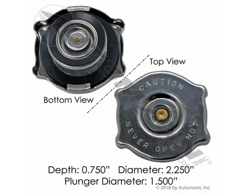 PETERBILT Coolant Cap OEM# RC1630 in Dorr, MI #789-10031