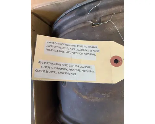 PETERBILT DPF (Diesel Particulate Filter) OEM# 2078587X in JACKSON, GA ...