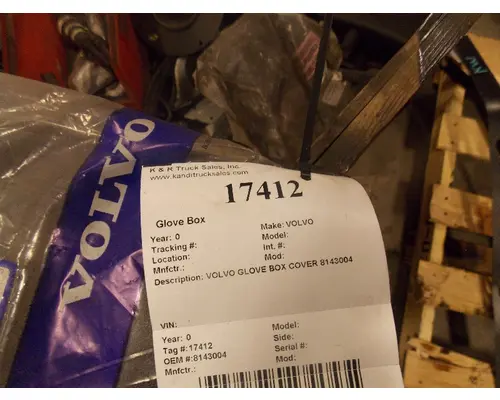 VOLVO VN Glove Box OEM# 8143004 in Holland, MI #17412