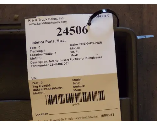 Dash Panel OEM# 22-44405-001 in Holland, MI $10.00 #24506