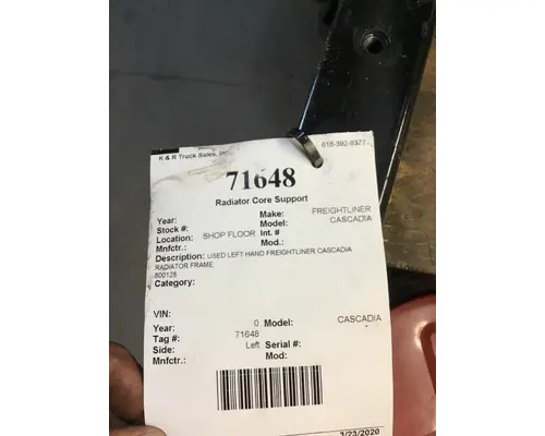 Radiator Core Support OEM# 800128 in Holland, MI $45.00 #71648