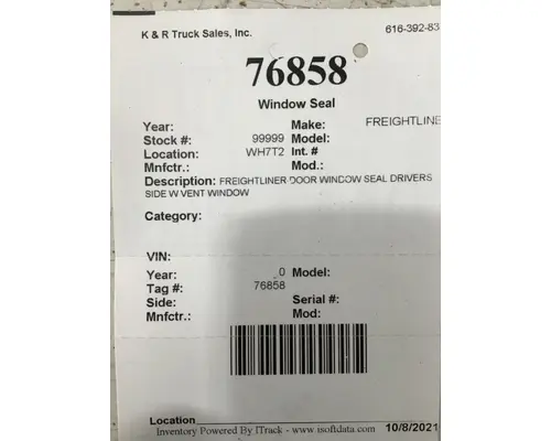 Window Seal in Holland, MI $100.00 #76858